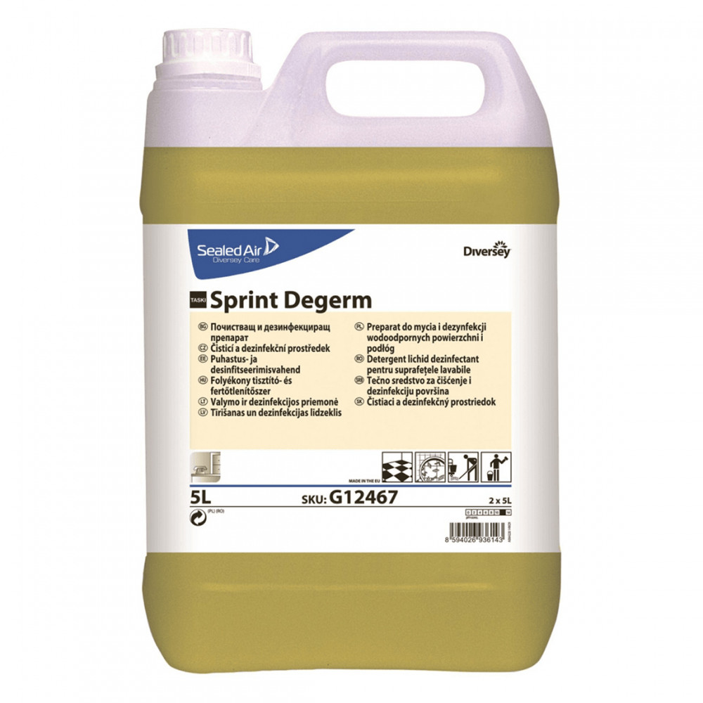 Taski Sprint Degerm 10,3kg | Dezenfektanlı Yer Temizleyici