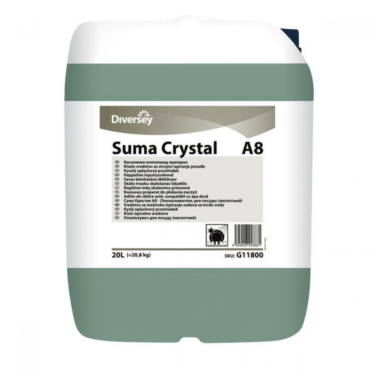 Suma Crystal A8 Sanayi Tipi Bulaşık Makinası Parlatıcı 20,8kg | Akal ...